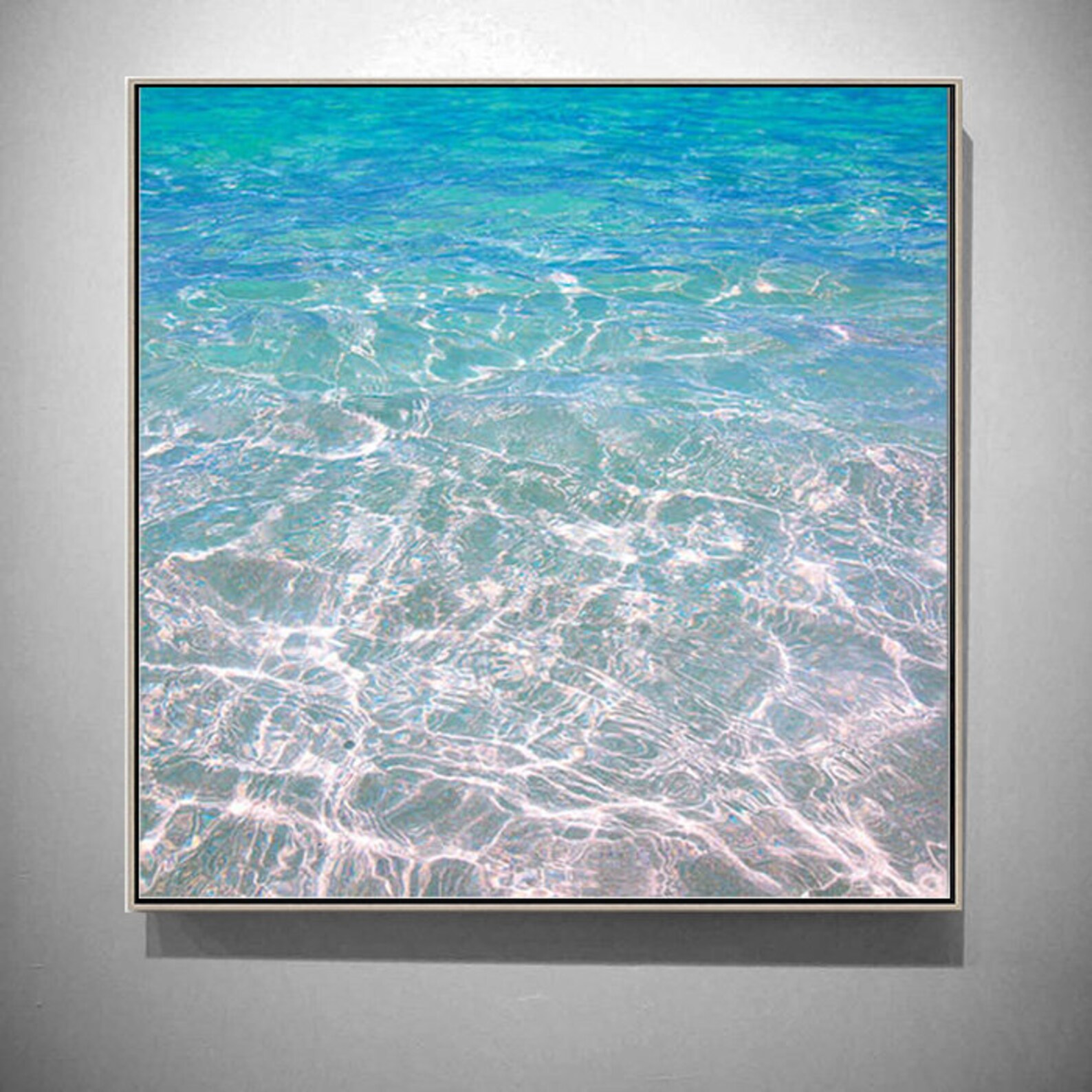 Aqua Abstract Art Ocean Water Print Sea Wall Decor Abstract | Etsy