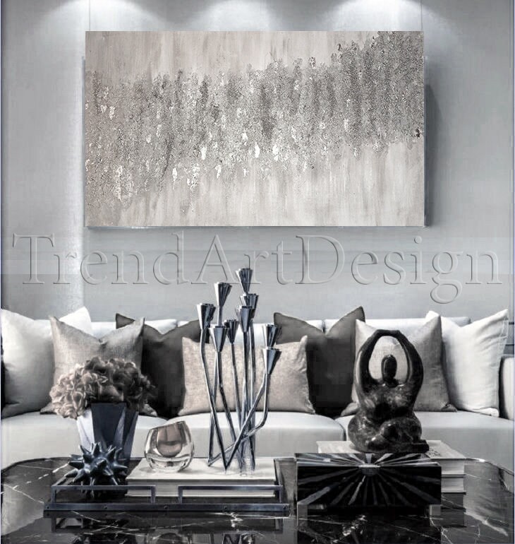 Gray wall art store