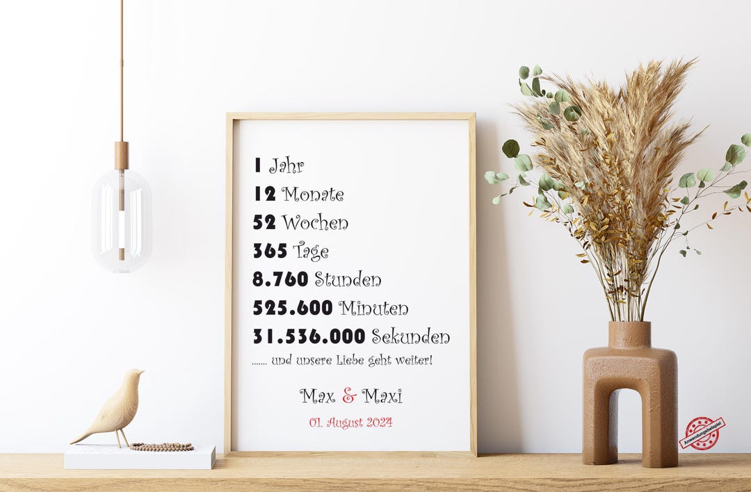 Geschenke Zum 1 Hochzeitstag Mann