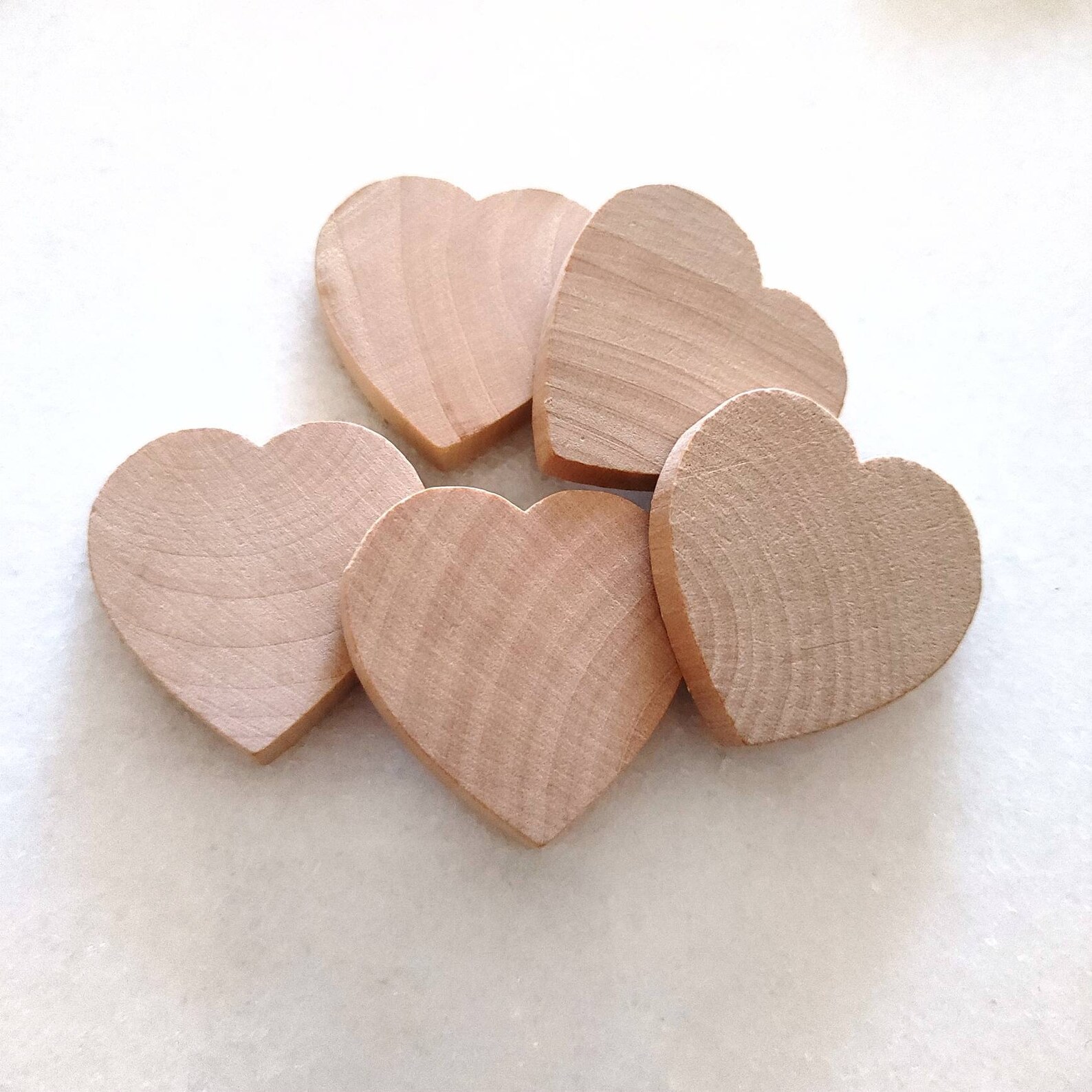 Personalized 1.5 Heart Wood Coin Tokens Custom - Etsy