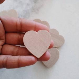 Personalized 1.5" Heart Wood Coin Tokens - Custom Engraved Wood Discs ...