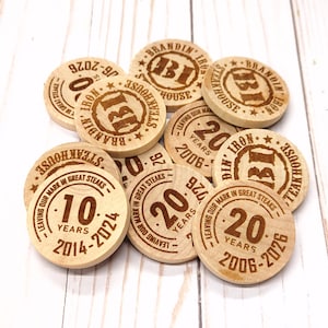 Personalized Wood Coin Tokens, Custom Wood Coin, Custom Token ...