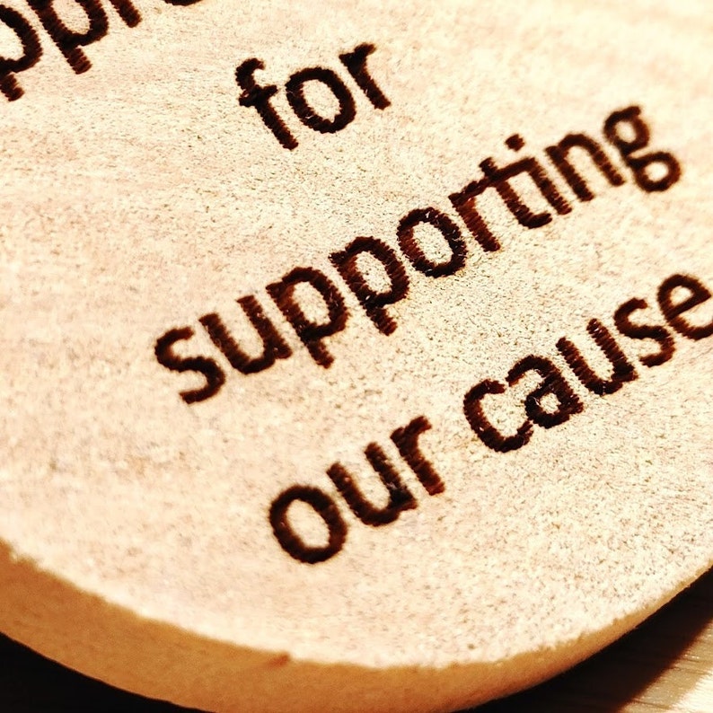 Personalized Wood Coin Tokens Custom Wood Coin Custom Token - Etsy