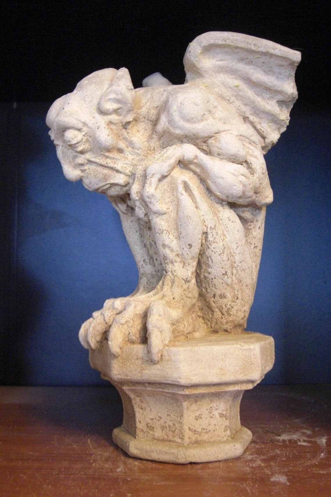 Gargoyle Sitting on the Capitol of a Gothic Column - Etsy