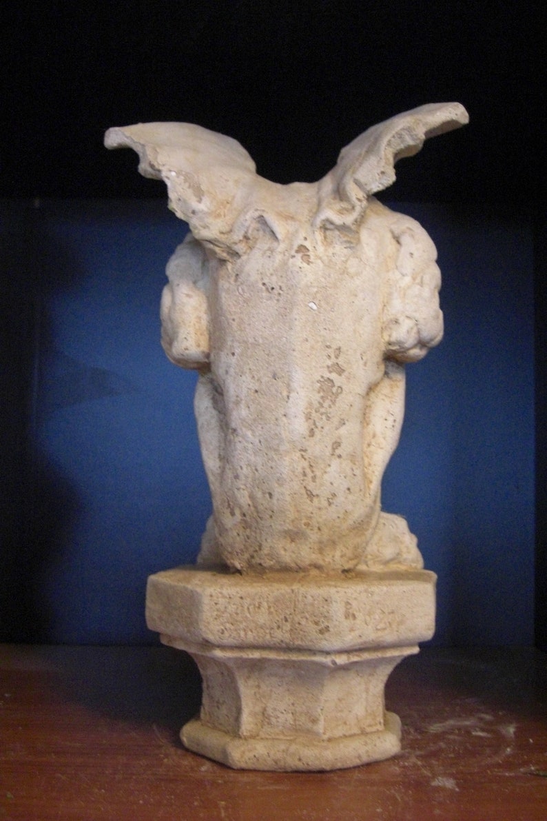 Gargoyle Sitting on the Capitol of a Gothic Column - Etsy