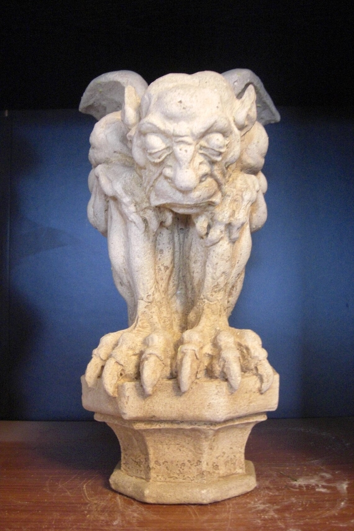 Gargoyle Sitting on the Capitol of a Gothic Column - Etsy