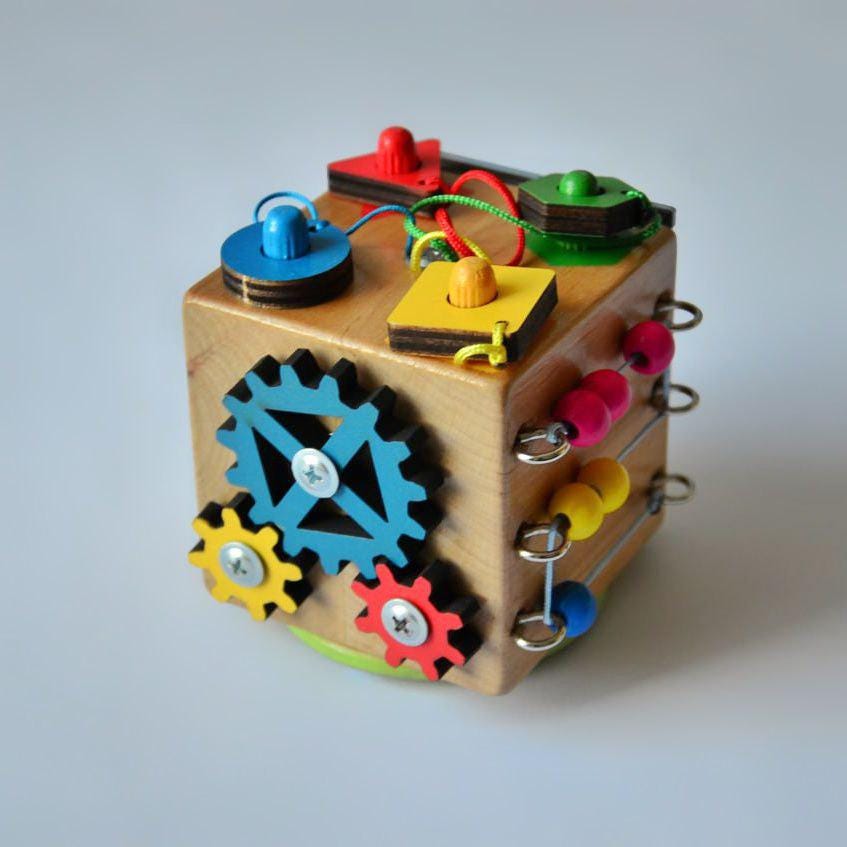 Busy Cube for Baby | Toddler Travel Busy Board | Educational Toy ...