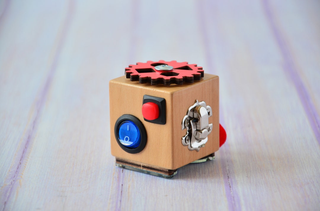 Baby Gift, 1st Birthday Gift Girl, Fidget Toy, Activity Box, Busy Cube ...