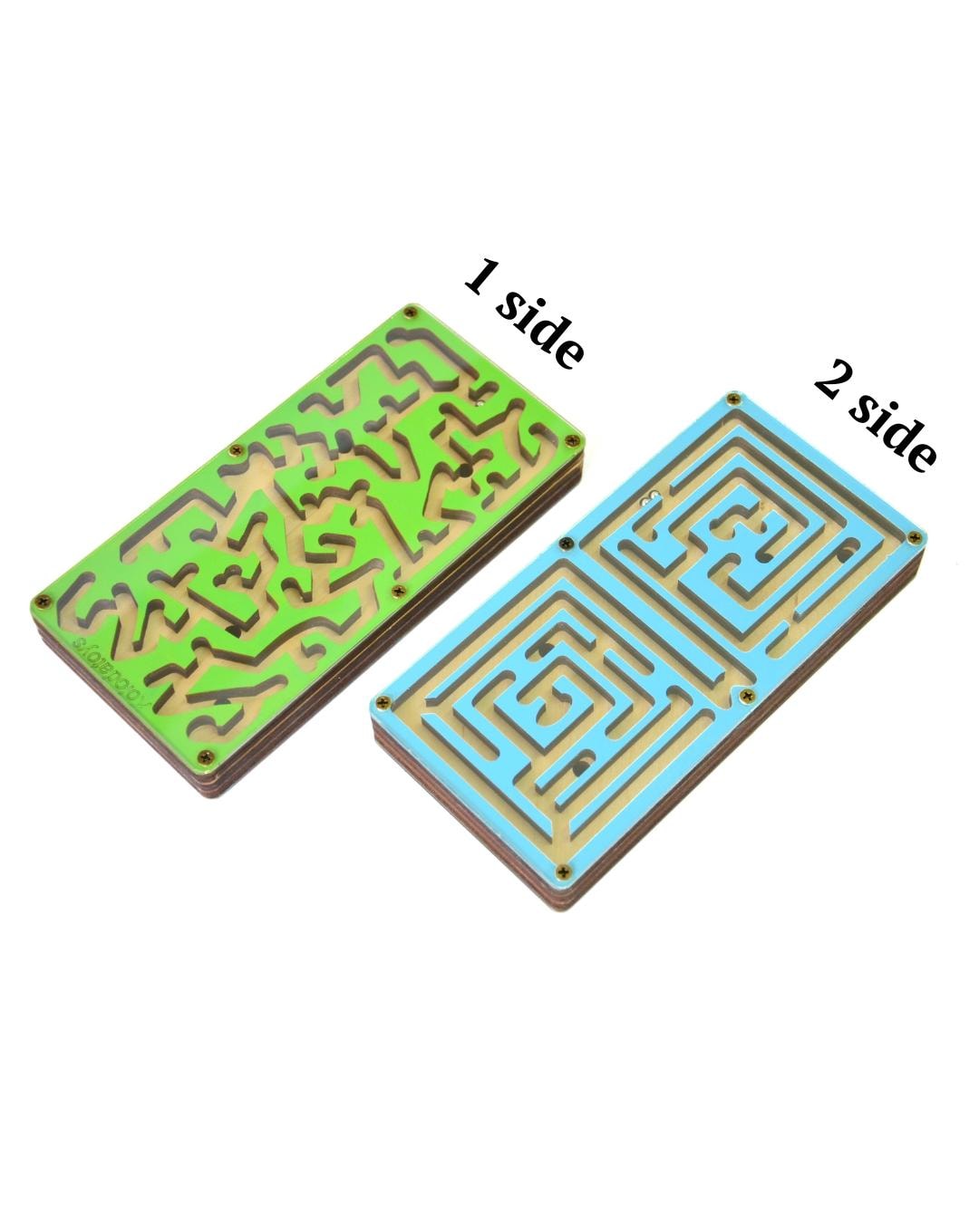 Double Maze Game for Adult, Fidget Toy, Labyrinth Game, Alzheimer ...
