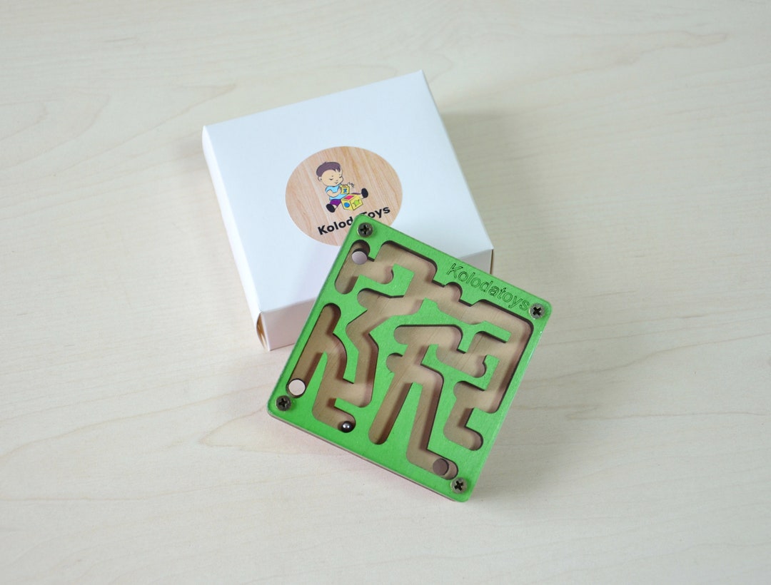 2 Sided Go-through Labyrinth, Double Maze Game for Toddler, Kids ...