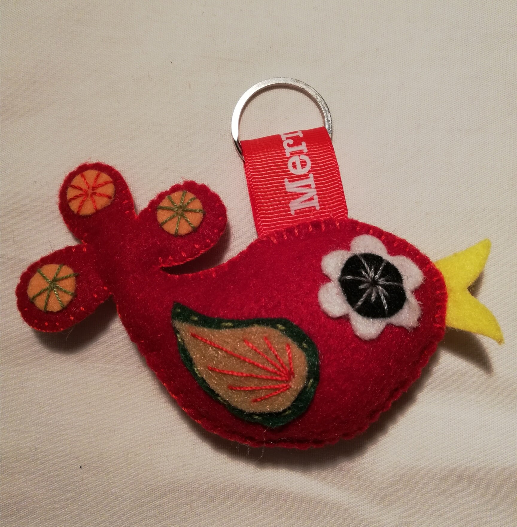 Felt, Key Holder, Heart, Love, Gift, Christmas Tree Decoration, Hanger ...