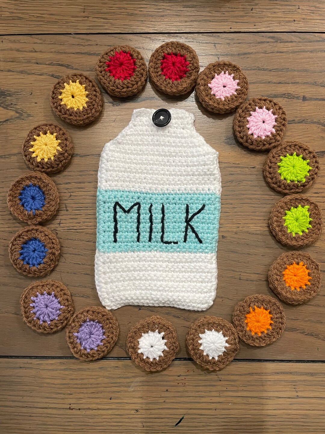 Milk-n-cookies Matching Game - Etsy Australia