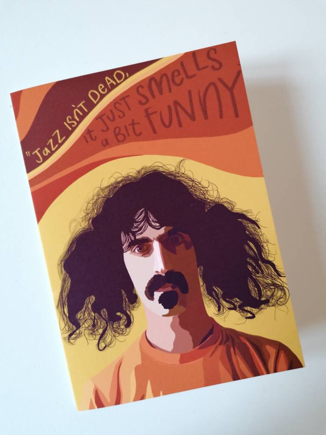Greetings Card. Frank Zappa. Quote. Music Icon. A6 Greetings Card ...