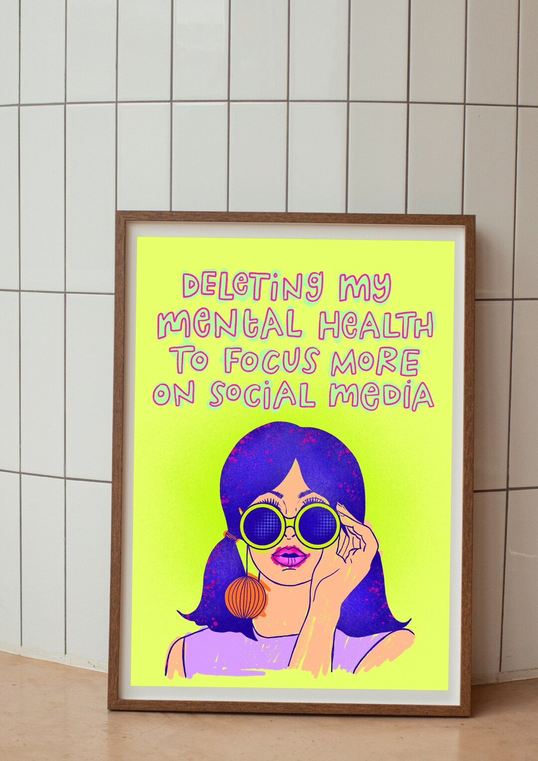 Art Print. A4. A3. Wall Art. Home Inspo. Home Decor. Funny Quote ...