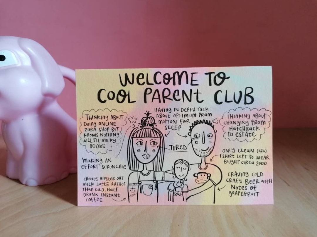 New Parent Card. Cool Parents. Baby Shower Card. Expecting Parents Card ...