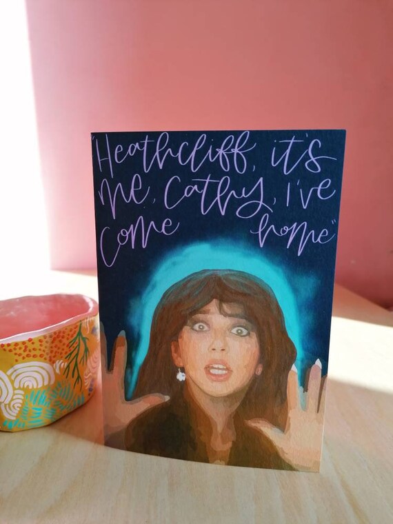 Blank Cards Paper Greeting Cards Wuthering Heights Kate Bush Card etna ...