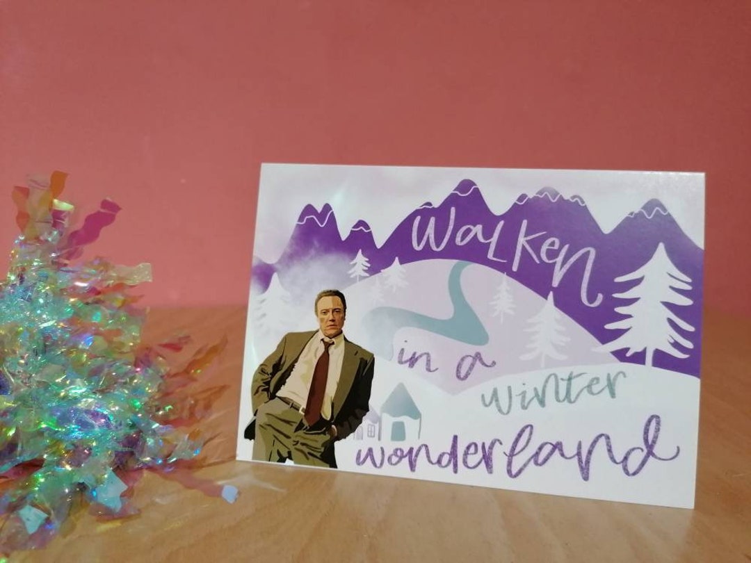 Christmas Card. Winter Wonderland. Christopher Walken. A6. Greetings ...