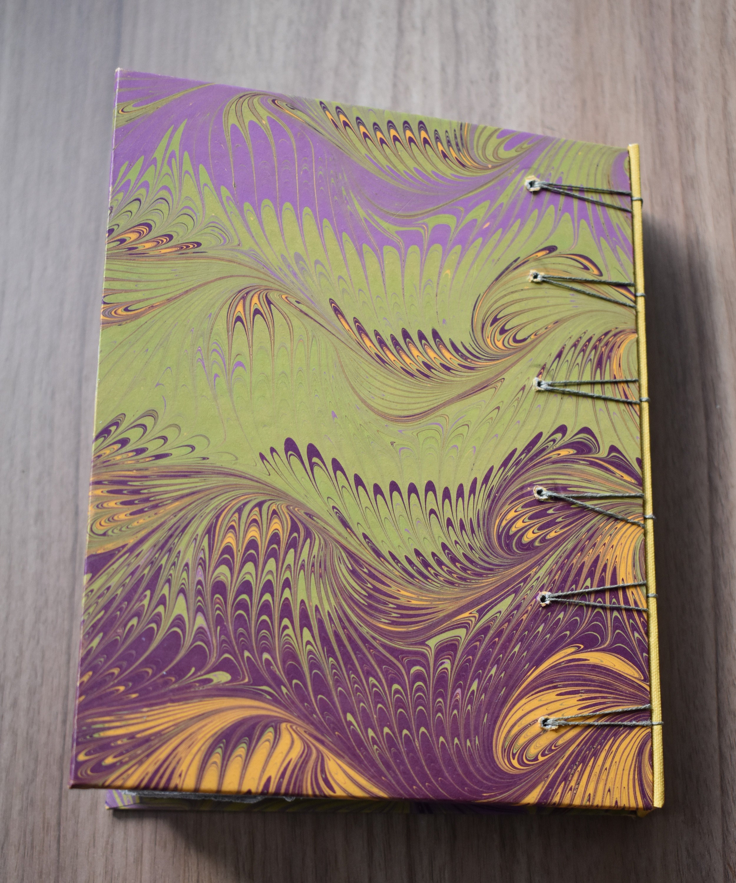 Marbled secret belgian binding blank journal