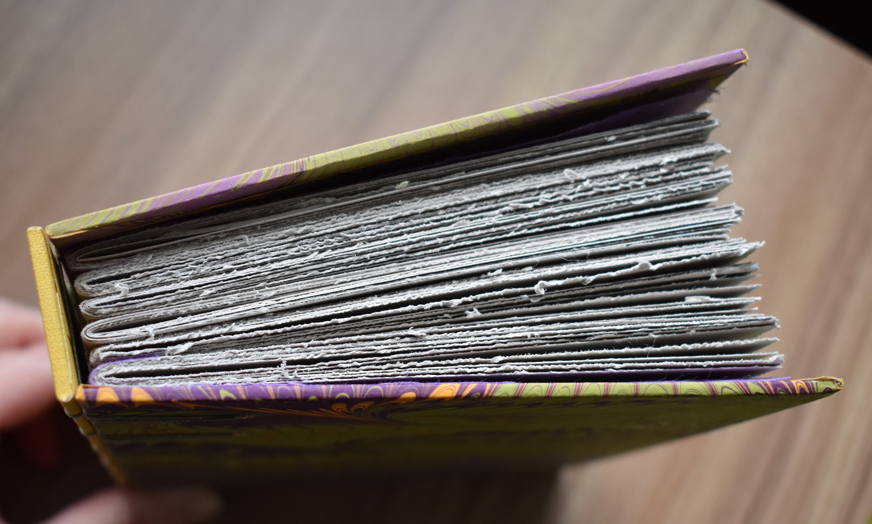 Marbled secret belgian binding blank journal