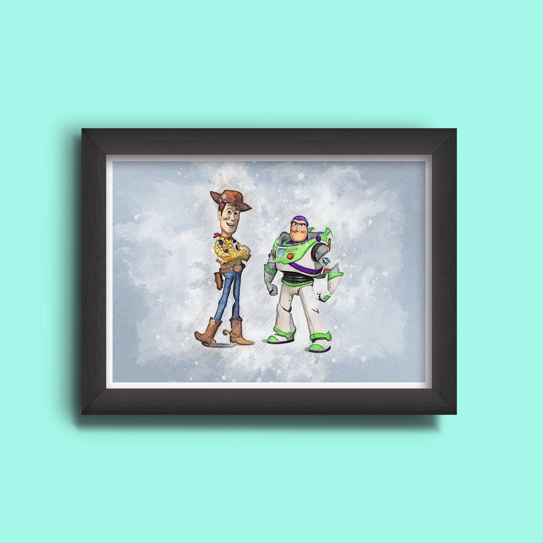 Woody and Buzz Lightyear, You've Got a Friend in Me, Digital Print ...