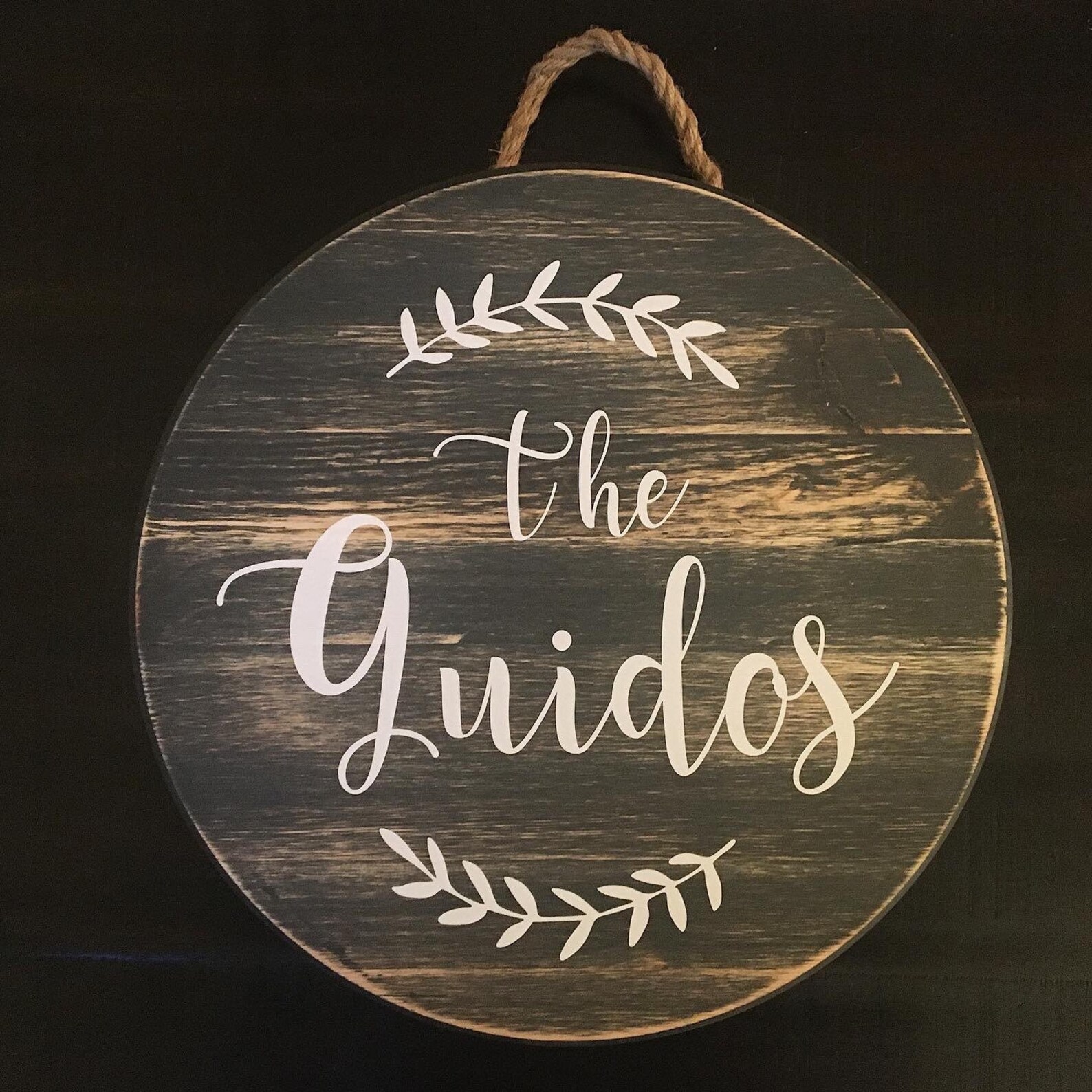 Round Wood Door Sign Round Wood Sign Wood Sign Home Decor | Etsy