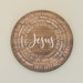 Names of Jesus Wood Sign: Round Christian Home Decor - Etsy