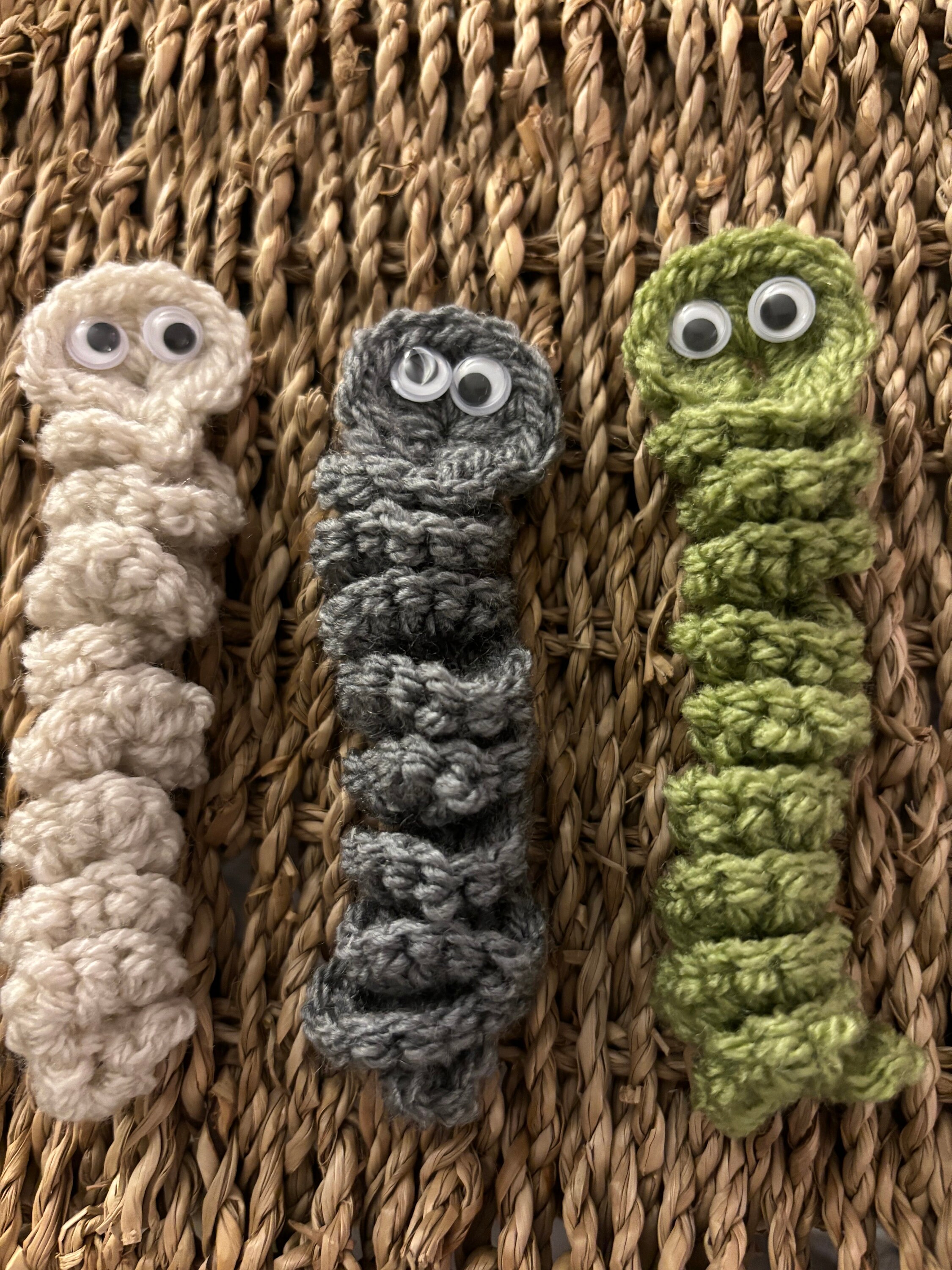 A Worry Worm Crochet, Also Known as a "pocket Hug," is a Small ...