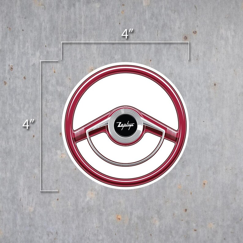 Zephyr Steering Wheel Vinyl Sticker - Etsy