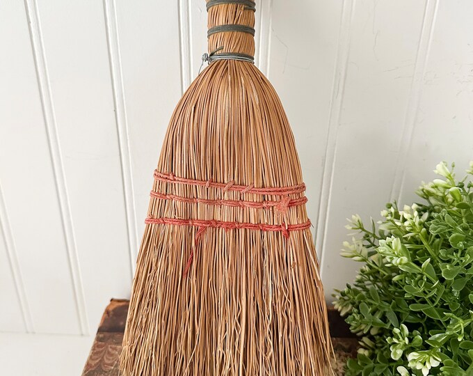 Vintage Straw Hand Broom - Etsy