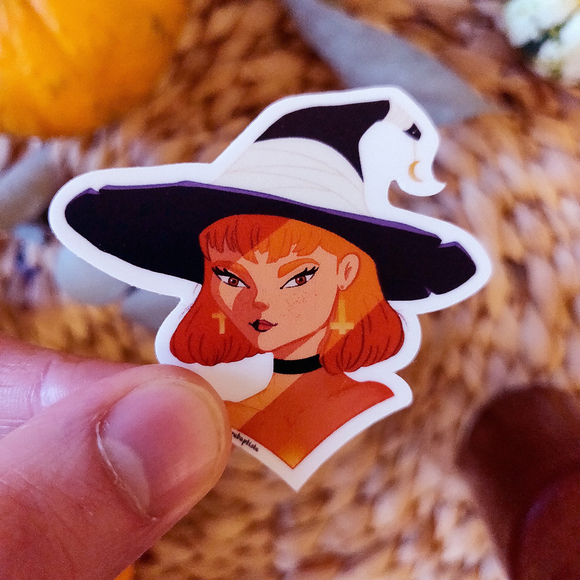 Witch Sticker - Accessories Decoration - Etsy UK
