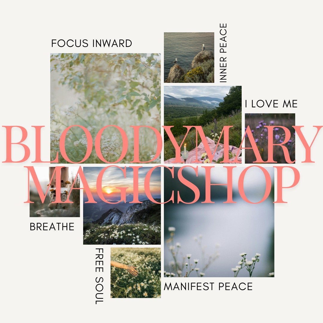 Manifest Peace Vision Board Digital Download Printable Instant Download ...