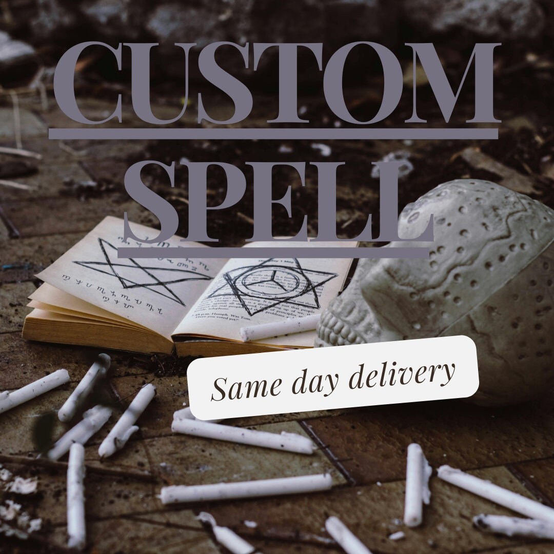Custom Spell Personalised Ritual Custom Spell Casting Manifest Wishes ...