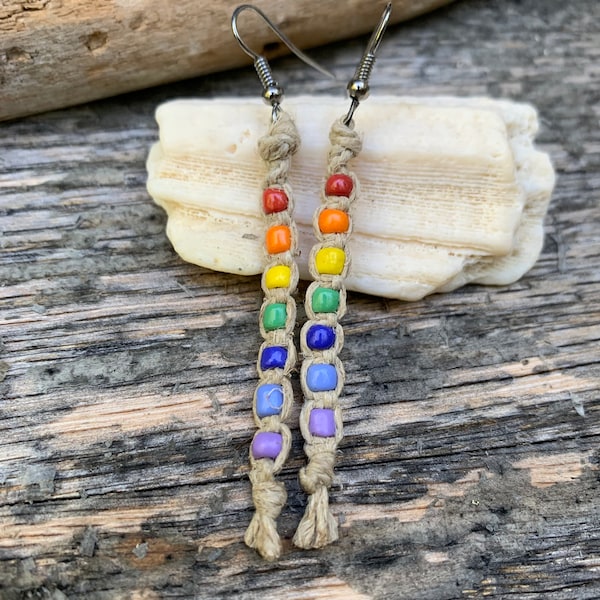Hemp Earrings - Etsy