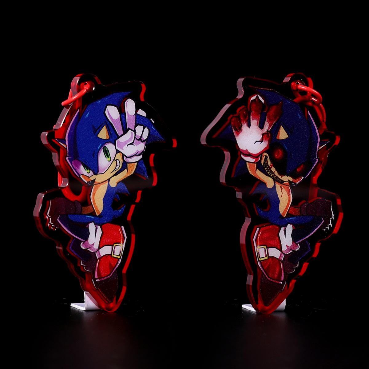 Scary Sonic Charms Sonic Exe Possessed Amy Tails Doll Etsy
