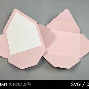 Euro Flap Envelope SVG Template - 8 Sizes, Envelope Template Svg ...