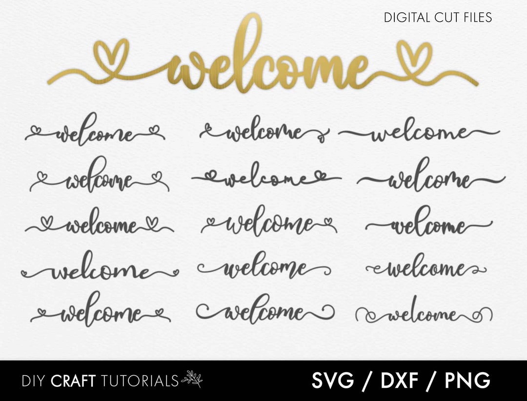 Welcome Sign Svg, Welcome Svg, Wedding Sign Svg, Porch Sign Svg, Svg ...