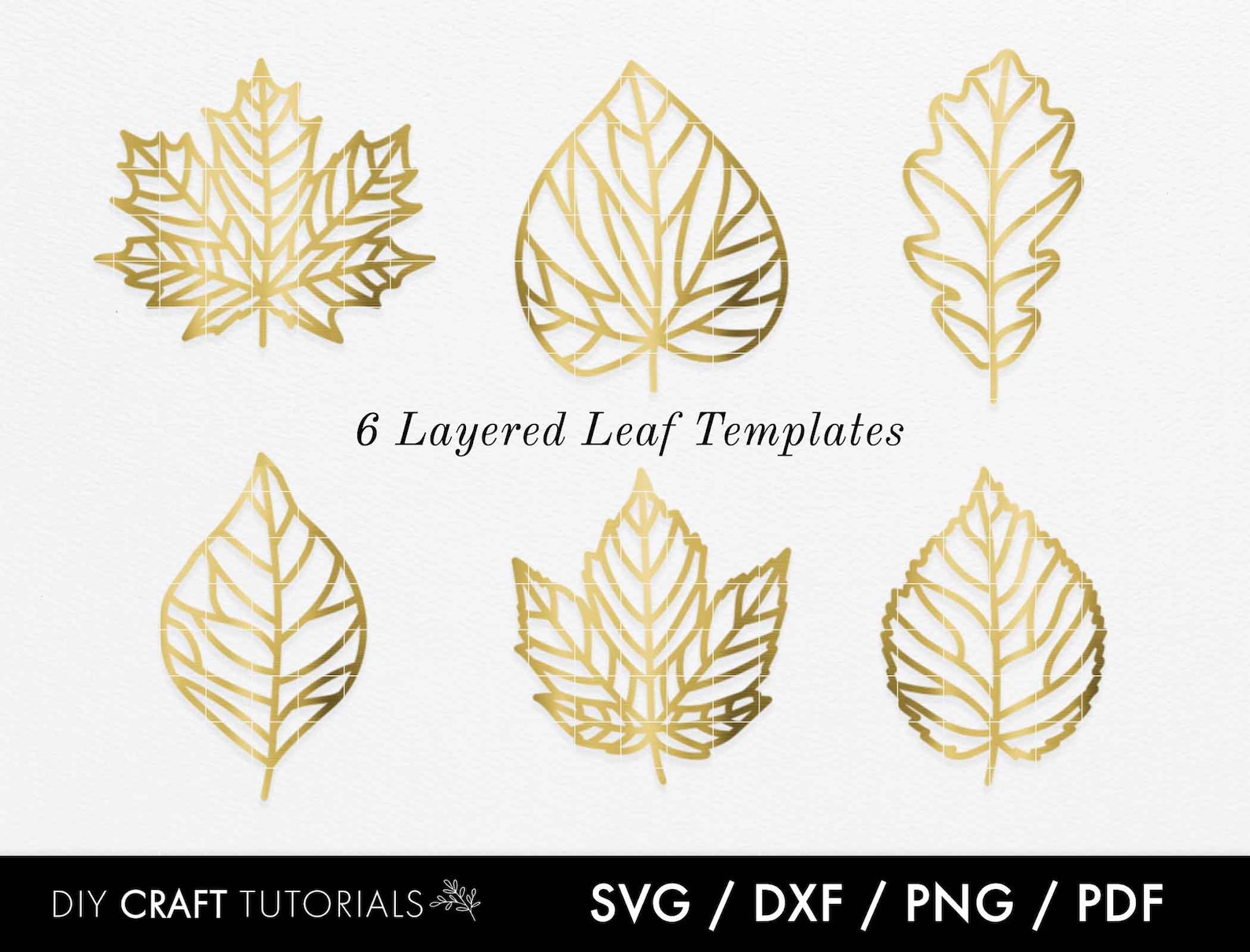 Leaf svg Layered Leaf svg Leaves svg Fall Leaf svg Autumn - Etsy España