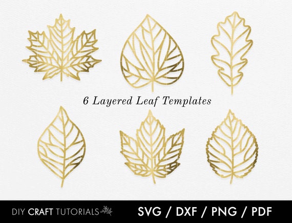 Leaf svg Layered Leaf svg Leaves svg Fall Leaf svg Autumn | Etsy