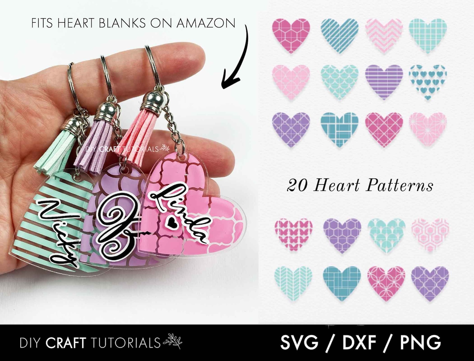 Keychain SVG Bundle Keychain Pattern SVG Keychain Svg - Etsy Canada