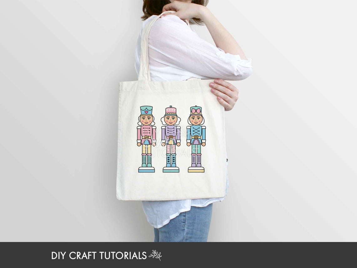 Candyland Christmas Nutcracker SVG Bundle: Pastel Girl Soldiers - Etsy