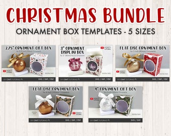 Ornament Gift Box Template | Etsy