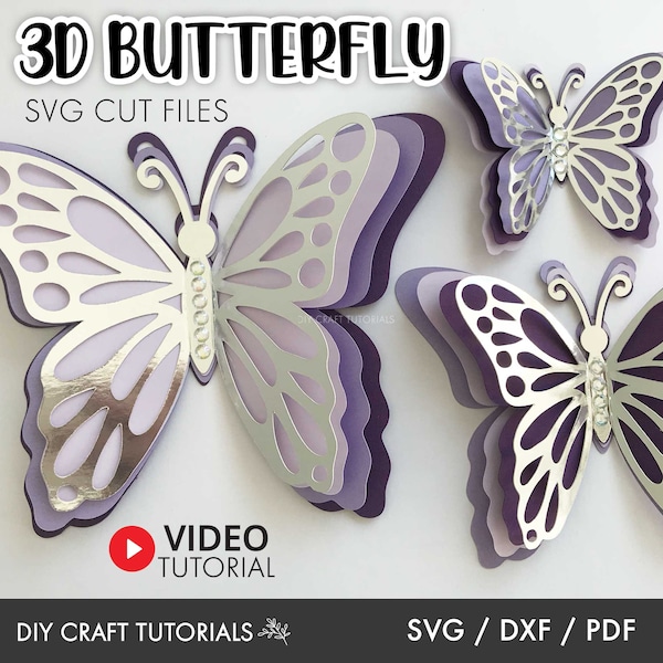 Butterfly Svg - Etsy