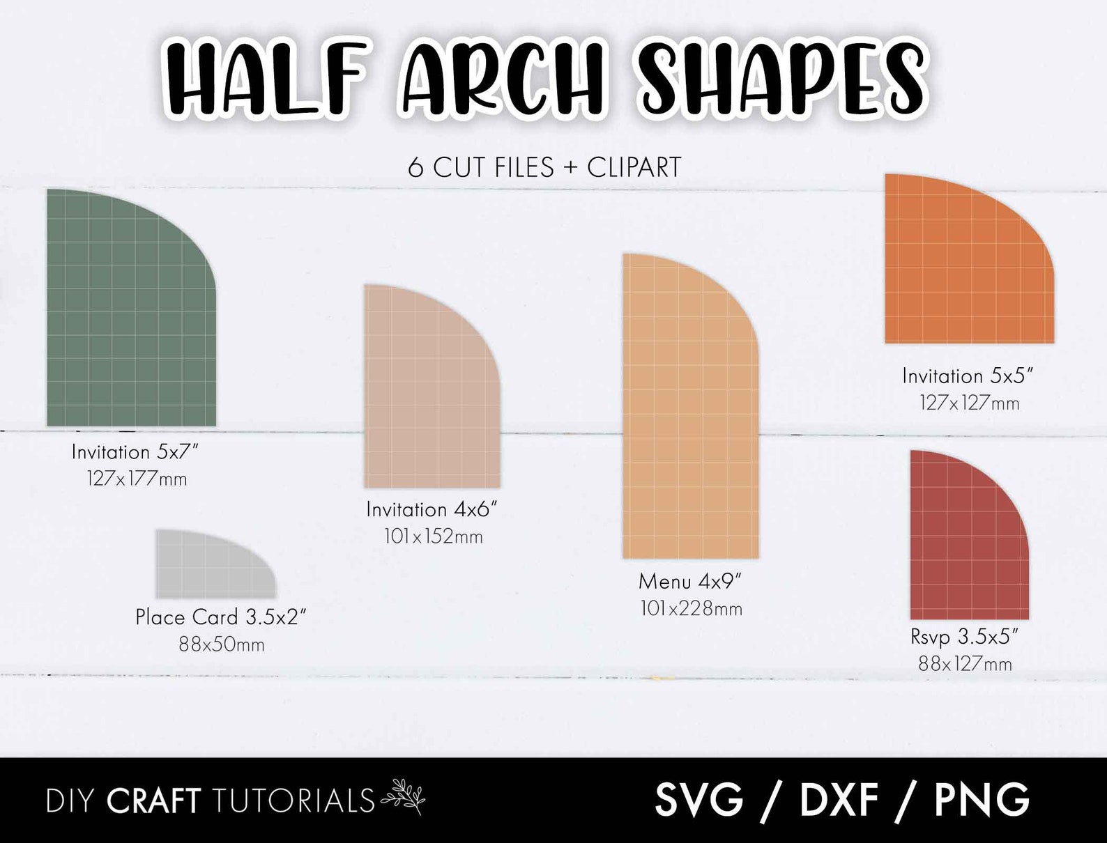 Half Arch SVG Half Arch Shape SVG Arch Wedding Invitation | Etsy