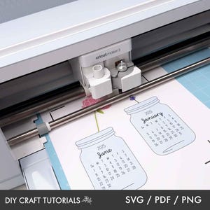 Floral Desk Calendar, Floral Calendar Svg, Calendar Svg, Desktop ...