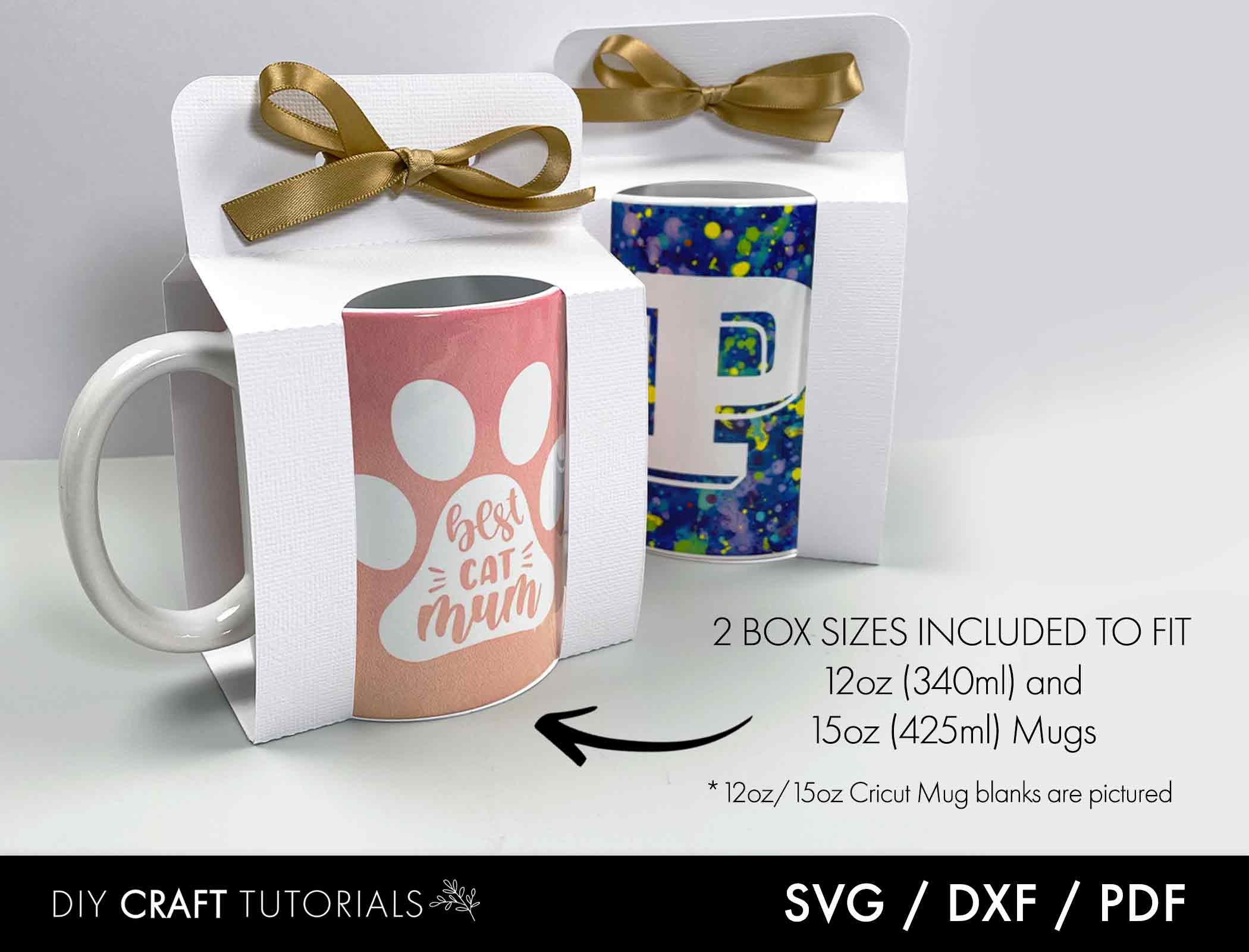 12oz and 15oz MUG BOX SVG Mug Press Svg Mug Holder Svg Gift - Etsy