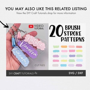 Rectangle Pattern SVG, Keychain Svg, Keychain Svg Bundle, Rectangle ...