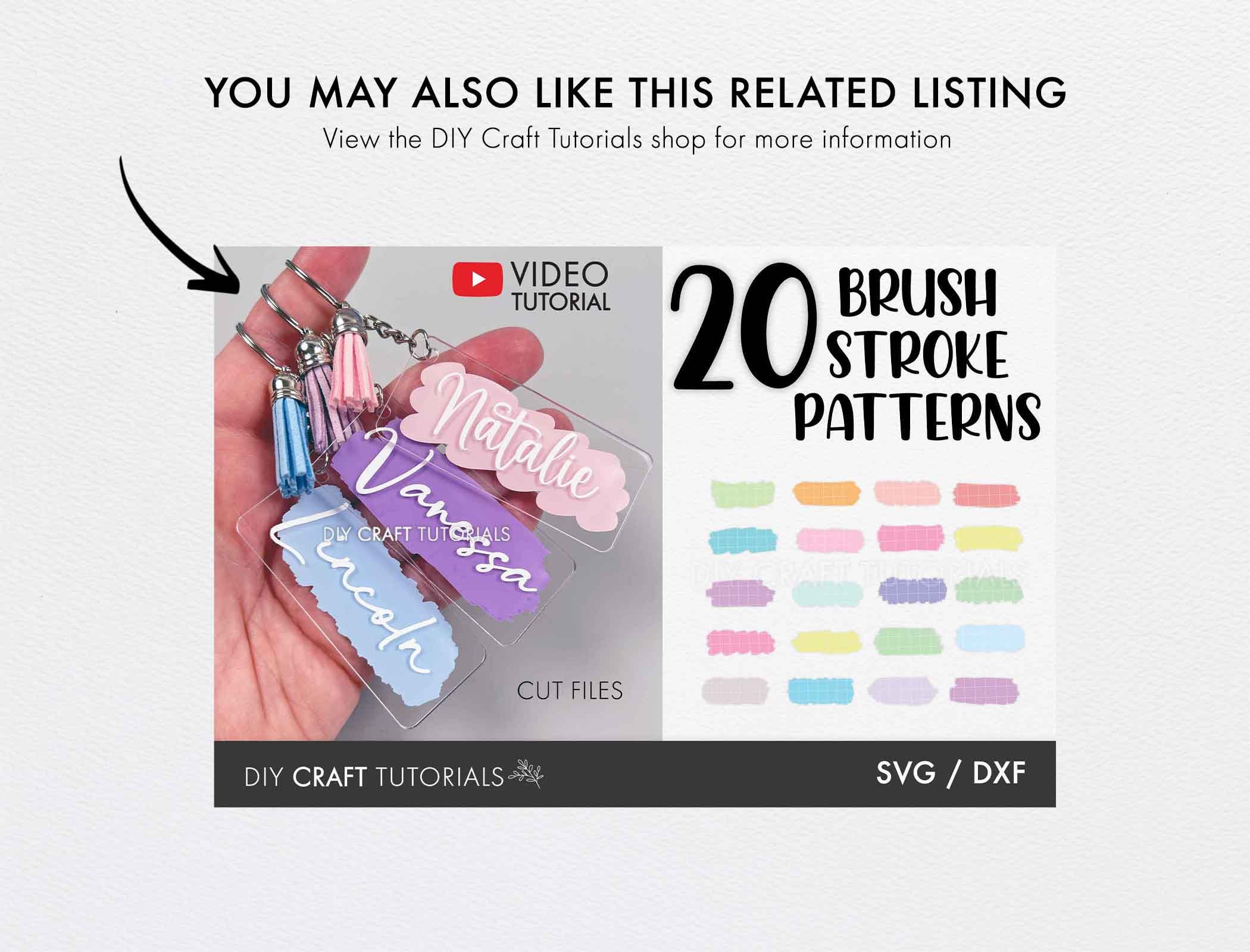 Rectangle Pattern SVG Keychain Svg Keychain Svg Bundle - Etsy Australia