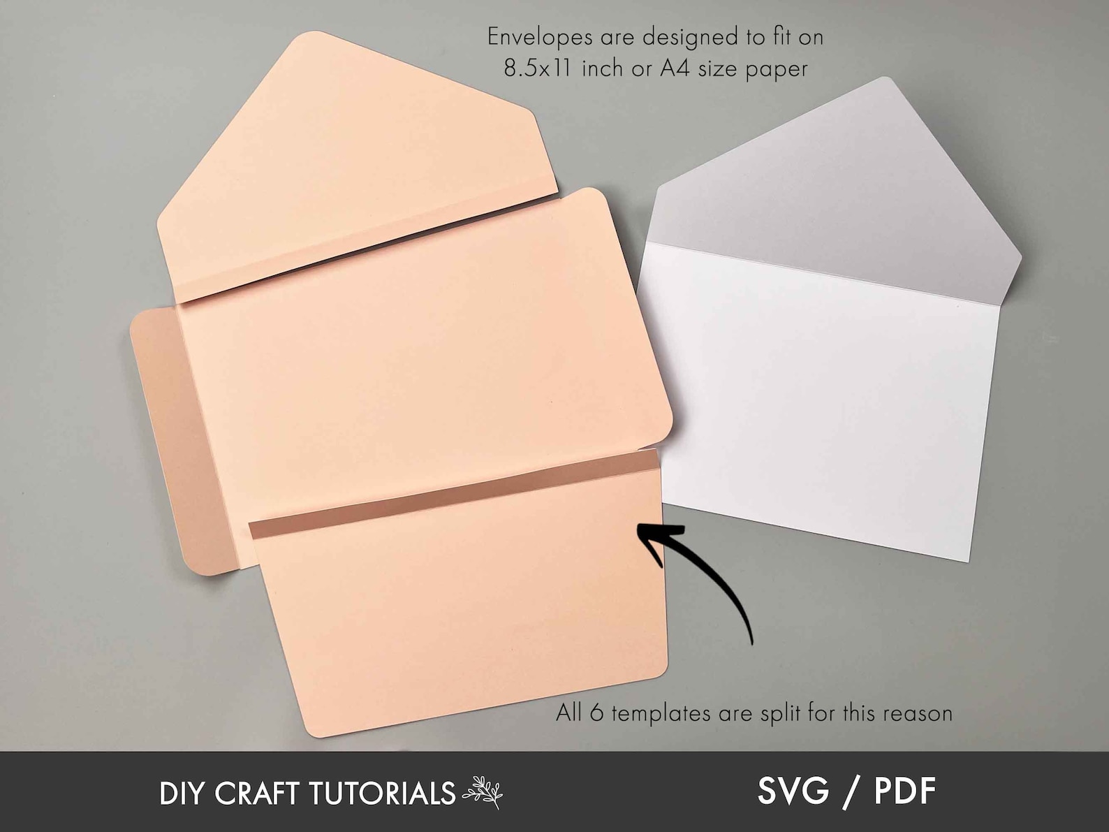 PRINTABLE Euro Flap Envelope Template, Printable Envelope, Envelope ...