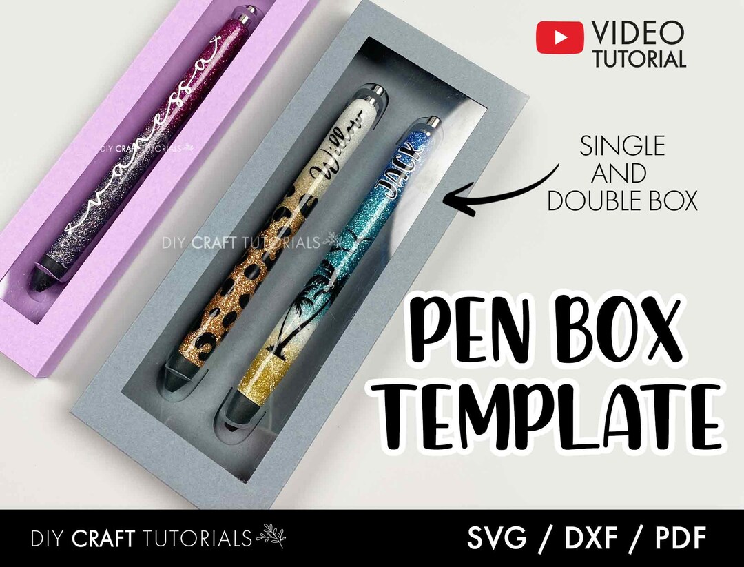 Pen Box SVG Epoxy Pen Box Template Double Pen Box Svg Epoxy - Etsy UK