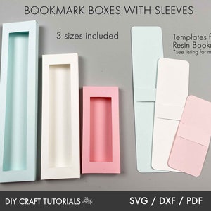 Bookmark Box Svg, Bookmark Sleeve Svg, Bookmark Holder Svg, Bookmark Display Card Svg, Bookmark ...